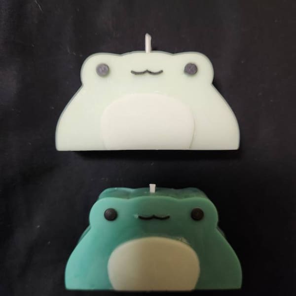 Smiley Worm Candle, Caterpillar Candle, Worm Decor, Cottagecore Decor ...