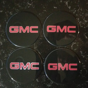 Metal Stickers Car Wheel Center Cap Stikers Set of 4 | Etsy