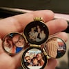 Incredible Four-way Locket Malachite Necklace Family Album Lockets ...
