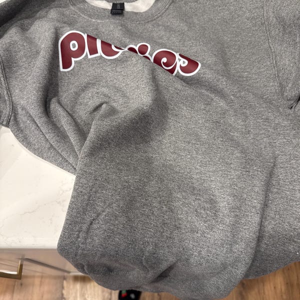 Phillies Cursive Classic Font Philadelphia Phillies Comfort Colors Tee ...