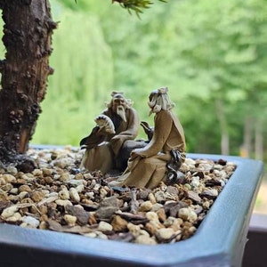 6 Mudmans, Miniature Mud Mans Figurine for Bonsai - Etsy