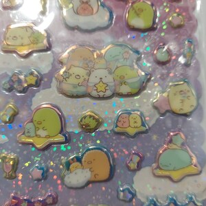 New Rilakkuma Puffy Seal Sticker Sheet | Etsy