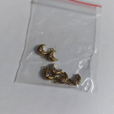 Brass Spring Clasps Gold Circle Shaped Ring Open Spring Clasp 18K Real ...