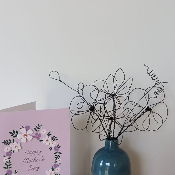 Wire Handmade Flowers ,perfect Gift for Someone - Etsy UK