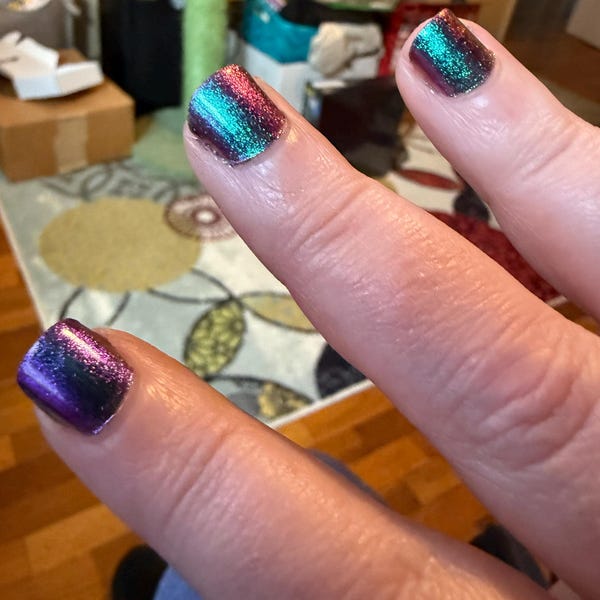 Paradise by Polish Me Silly Oil Slick Mega Multichrome Colorful Pop ...