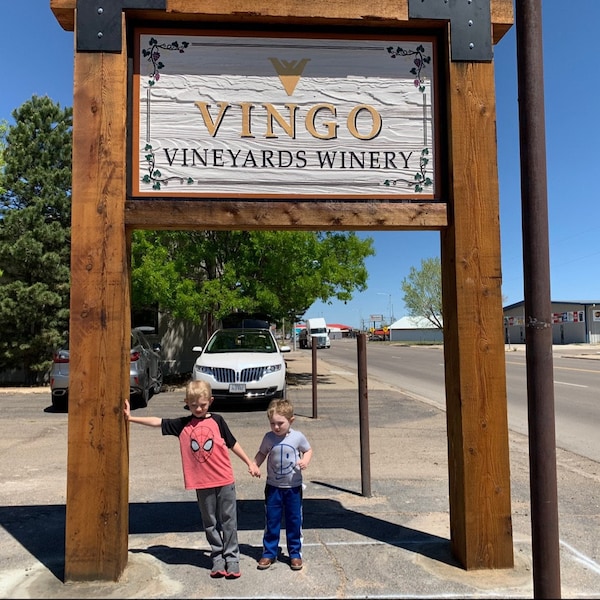 High Density Urethane Sand Carved Single Face Sign Business, Custom 1.5 ...