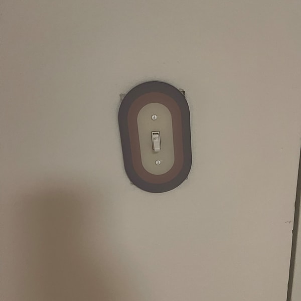 Minimalist Oval Outlet Plate Cover - Multiple Options - Etsy
