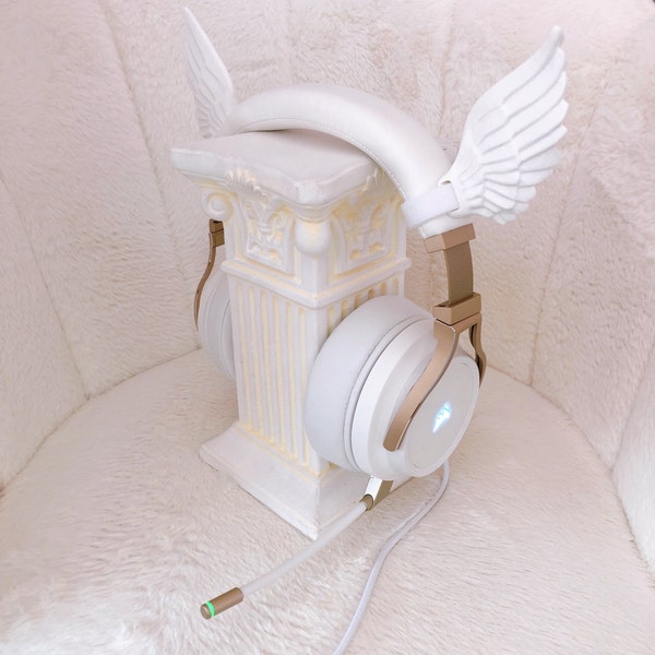 Angel Wings Headphone Attachment - Headset Ears and Horns Gaming and ...