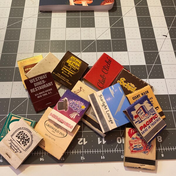 Vintage Matchbooks (lots of 16) - Etsy