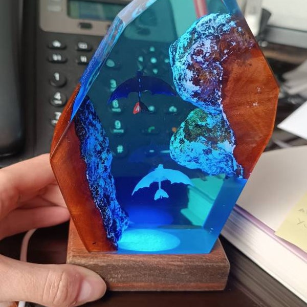 To.oth.less Night Lights, T.ooth.less and L.ight Fu.ry Epoxy Lamp Table ...