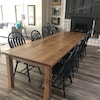 Extra Large Farmhouse Table, Long Farm Table, Custom Wood Table, Rustic ...