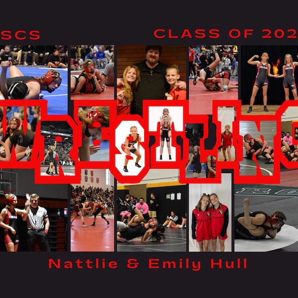 Editable 22-photo GYMNASTICS Collage Canva TEMPLATE Custom Sports Team ...