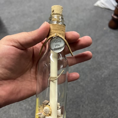 PERSONALIZED Message in a Bottle Gift Box Say ANYTHING You Want Your ...