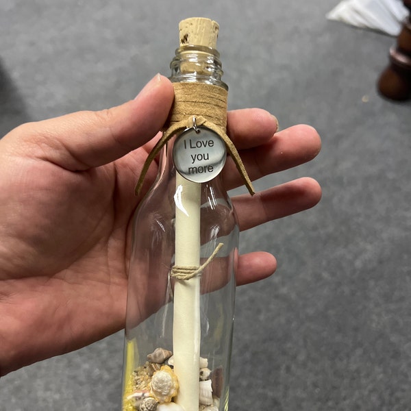 Personalized Message in a Bottle + Gift Box | Say Anything You Want ...