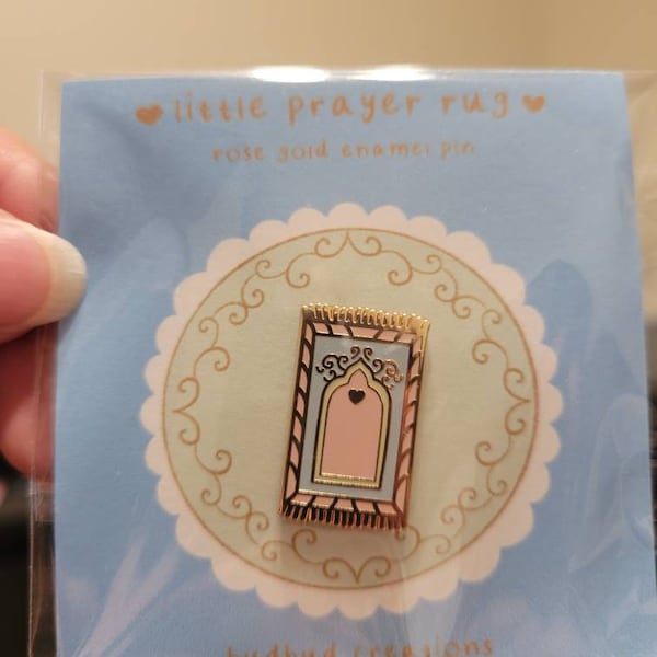 Enamel Pin-little Prayer Rug Pastel Enamel Pin, Muslim Pin, Hijabi ...
