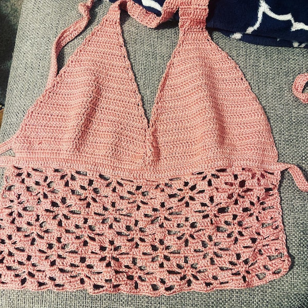 Floral Crochet Top (written Pattern) - Etsy