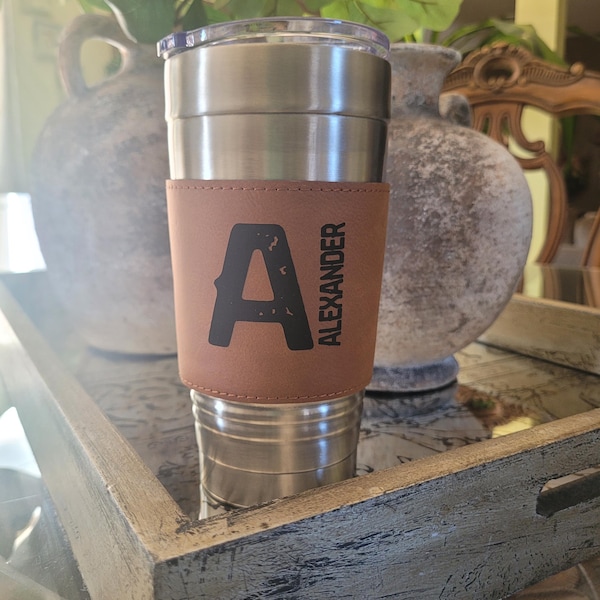 Personalized Stainless Steel Tumbler for Men, Groomsmen Gifts, Custom ...