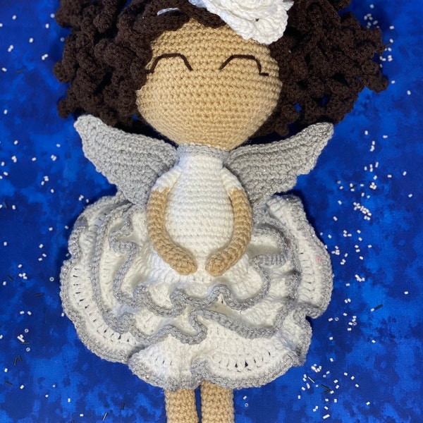 ANGIE Angel PATTERN, Guardian Angel, Amigurumi Angel Pattern, Crochet ...