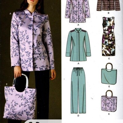 Misses 1946 Retro Reproduction Dress Sewing Pattern, Butterick 5281 ...