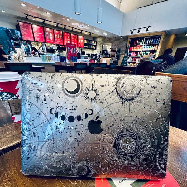 Stars MacBook Case Vintage Zodiac MacBook Pro 13 16 Air 13 2020 12 15 ...