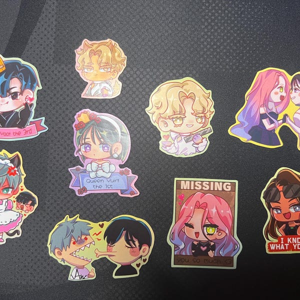 Alien Stage Stickers || Mizi | Sua | Ivan| Till | Luka | Hyuna || 2 ...