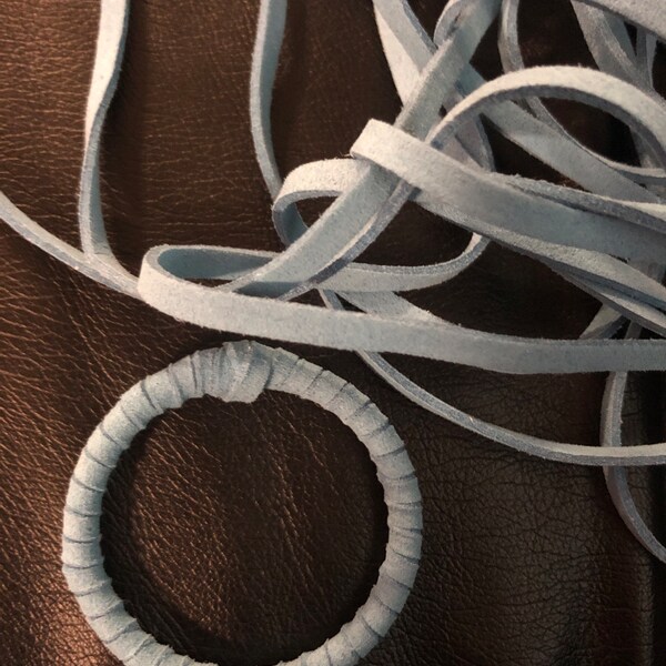 5mm Faux Leather Suede Cords Flat Velvet Leather Cord Fiber Lace ...