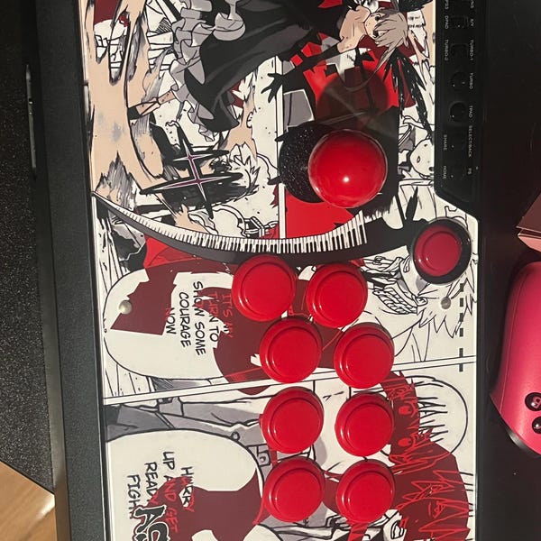Custom Fight Stick Art (file Only Does Not Include Print) - Etsy