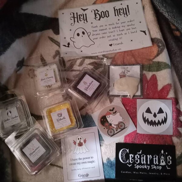 Intention Wax Melt Samples - Witchy Wax Melts - Wax Melts With Flowers & Herbs - Handmade ...