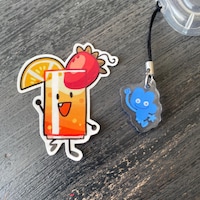 Vier Zwei X BFB BFDI Handyanhänger - Show-Objekt - Etsy.de