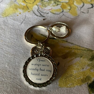 Remembrance Keychain Memorial Gift Memorial Keyring Photo Memorial Gift ...