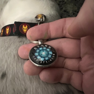 Dog ID Tag Iron Man marvel Dog Tag, Cat Tag, Pet Tag - Etsy