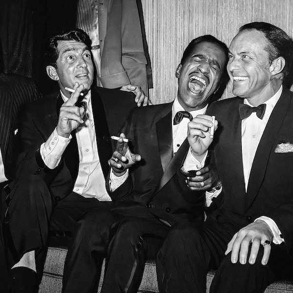 The Rat Pack Poster, Dean Martin, Sammy Davis Jr and Frank Sinatra ...