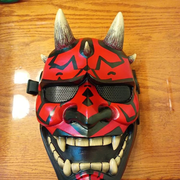 Skull Skeleton Motorcycle Mask for Rider Paintball Airsoft Gun Demon ...