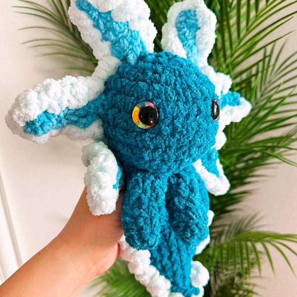 Poppy the Axolotl Lovey Crochet Pattern PDF ONLY - Etsy