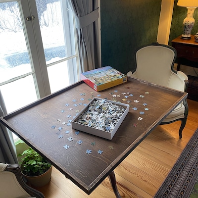Puzzle Board With Cover, Puzzle Table, Jigsaw Puzzle Board, Puzzle ...