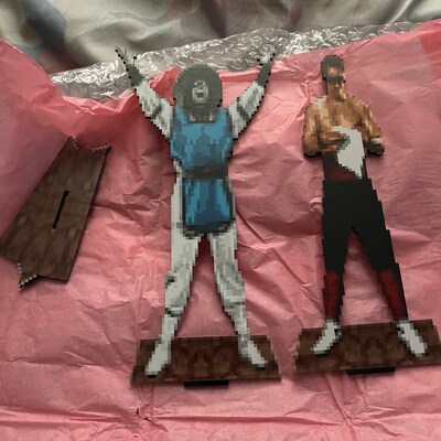 Mike Tyson's Punch-out Sprites Nintendo Video Game Inspired - Etsy