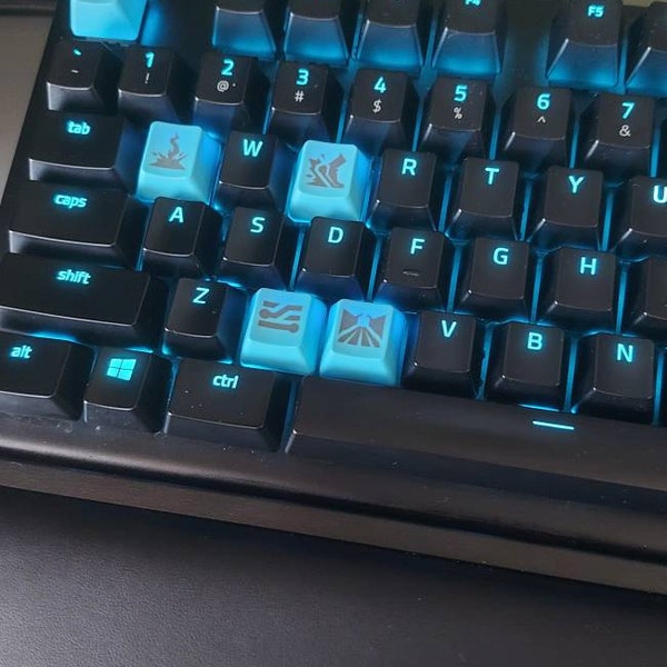 Valorant Agent Ability Keycap Set, Artisan Keycaps, Custom Keys for ...