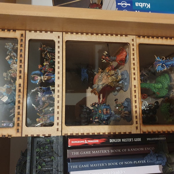 Miniature Storage Tray With Clear Acrylic Window-stackable Different ...