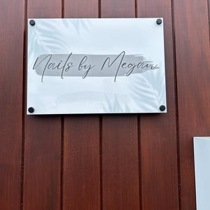 Personalised Wifi Acrylic Sign Small Business, Wifi QR Code Wall Plaque ...