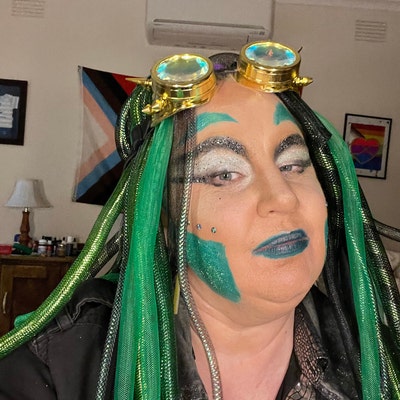 Made BY ORDER Custom Cyberlox Hair Falls Cyber Gothic Wig Hairfall Set ...