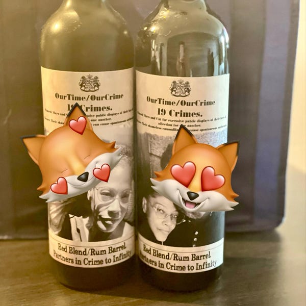 Personalized 19 Crimes Label Bottle | Custom 19 Crimes Wine Gift for ...