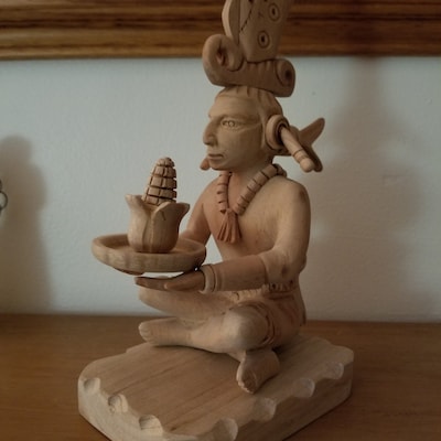 Ah Puch, Mayan God of Death and Childbirth. Hand-carved Statue. - Etsy