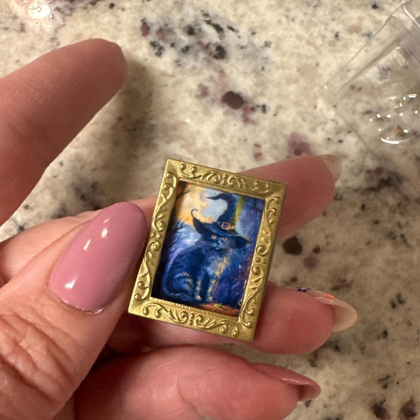 Miniature Witch Furniture 1:12 Scale Creepy Gothic Hutch Haunted ...