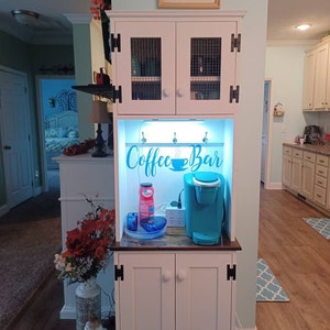 Coffee Bar, Coffee Bar Cabinet, Coffee Armoire, Coffee Cupboard ...