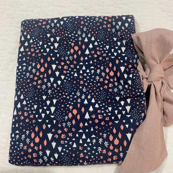 Cute Strawberries and Bows Bow Book Sleeve L Bow Book Sleeve L Handmade ...