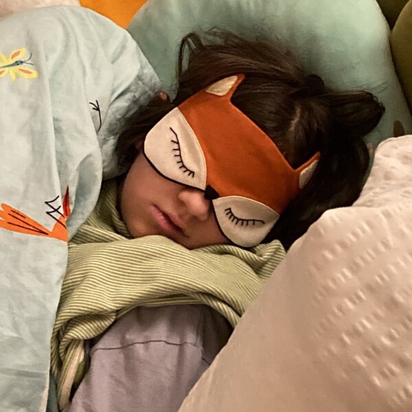 Fox Eye Sleep Mask - Cute Kawaii Fox Sleep Mask - Plush Fox Soft Eye ...