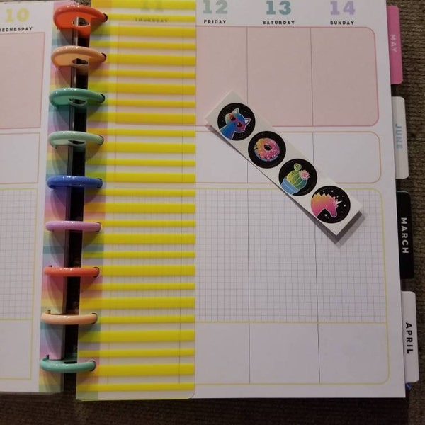 Planner Insert, Happy Planner Bookmark, Planner Supplies, Daily Planner ...