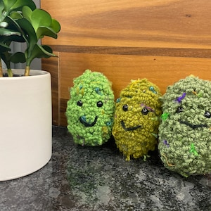 Cute Crocheted Weed Nugs Weed Nug Buddies Shelfie Decor - Etsy
