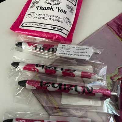 Valentines Day Gift for Her Personalized Glitter Gel Refillable Ink Pen ...
