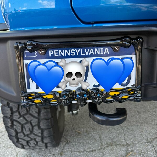 31 Colors Avail Flames Chrome Black Metal MOTORCYCLE Universal Fit ...